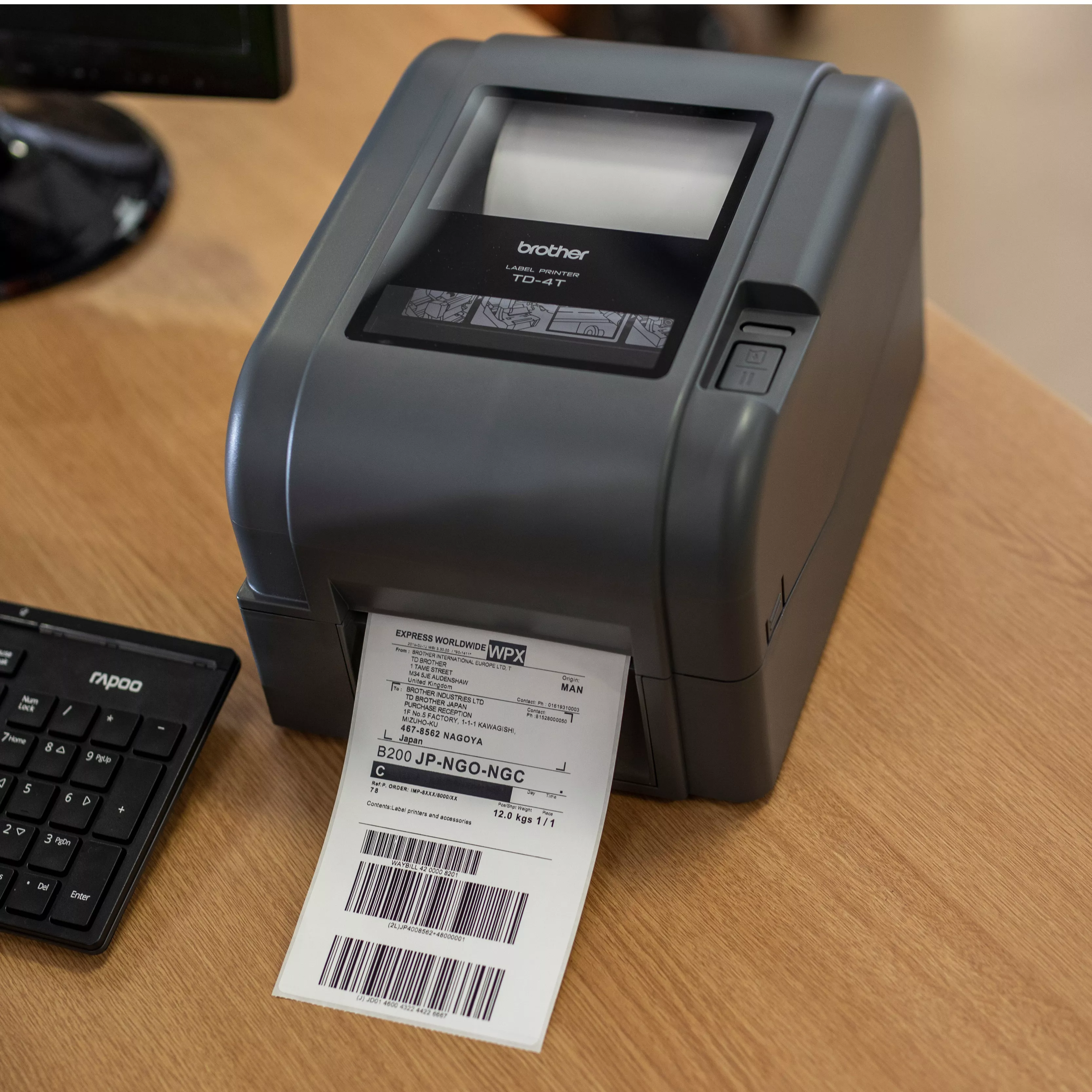 TD-4520TN Thermal Transfer Label Printer | Brother Australia