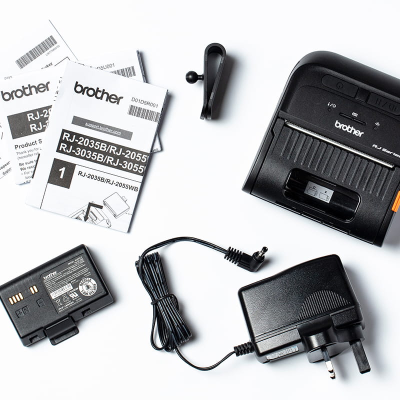 RJ-3035B Portable Receipt Printer -Bundle-Pack | Brother Australia