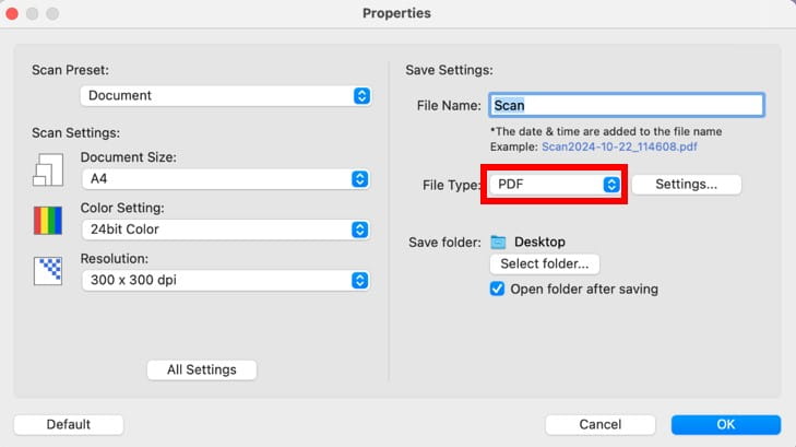 FAQ: How do I scan multiple pages into PDF using iPrint & Scan (Windows ...